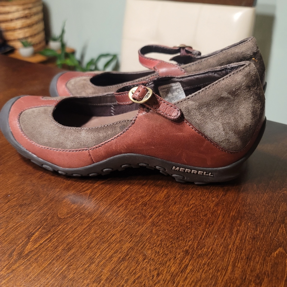 Merrell Plaza Mary Jane Shoes Dark Plum/Bungee Cord J… - Gem